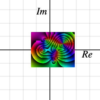Domain coloring, inspired by Rhodes | Desmos