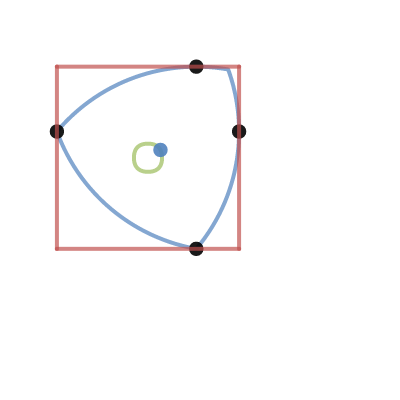 Reuleaux polygon rotates within a square | Desmos