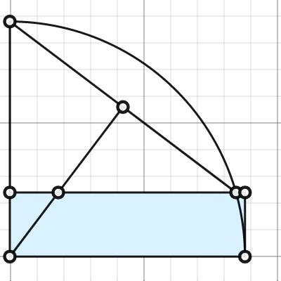 Blue Area = 21 Square Units