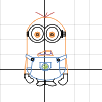 Blank Graphing Art Project- Minion