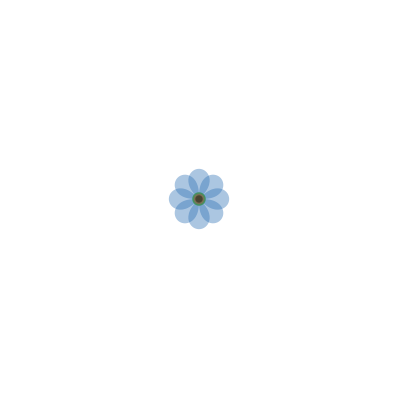 flower with infinity symbol