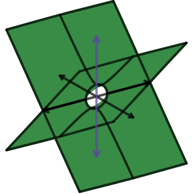 Complex circle Riemann surface