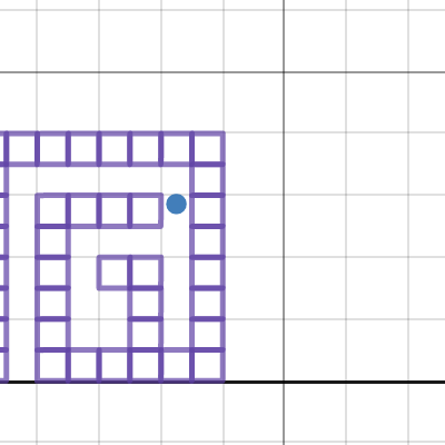 Collision detection on a generated map