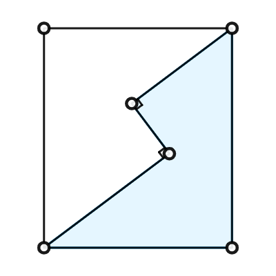 Blue Area = 20 Square Units