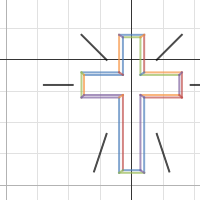 Linear Logo Project (cross) | Desmos