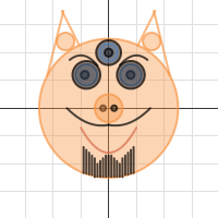 Mr. PIG Face | Desmos