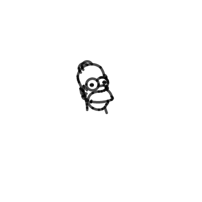 Homer Simpson ( 2D ) Bust | Desmos